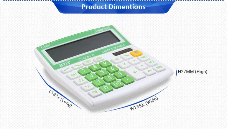 Electronic Big Keys Calculator,112 Steps Check Correct Calculator - Buy ...