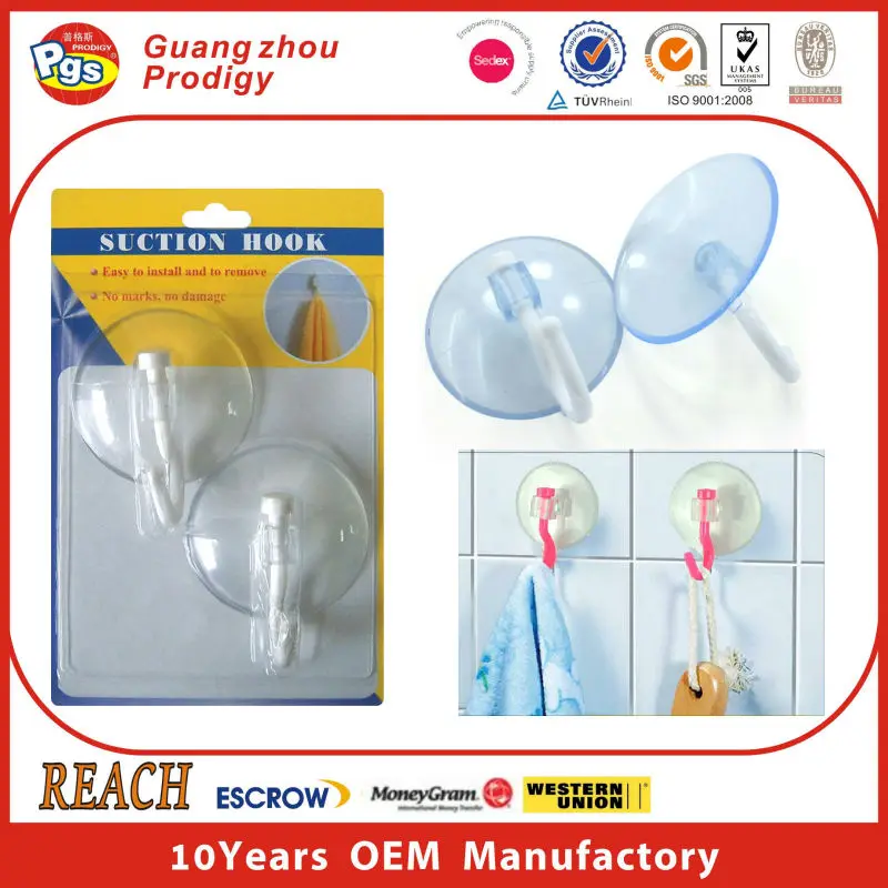 Silicone Sucker Hook - Sustainable Plastic Adhesive Wall Hook