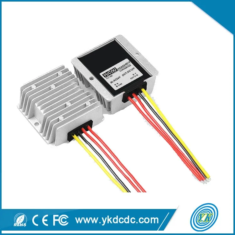 Model YK-AD24S125 24vac to 12vdc Converter - 90% Efficiency