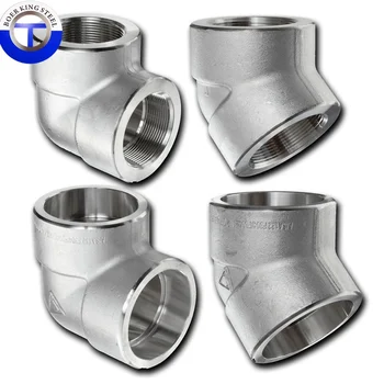 Elbow 1-1/2" 45 Deg Sw 3000 Asme 16.11 Astm A105n - Buy 3000lb Sw Elbow ...