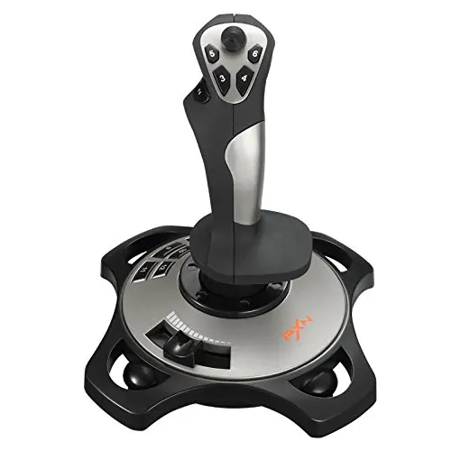 8 Way Flight Joystick - Wired Gaming Controller for PC