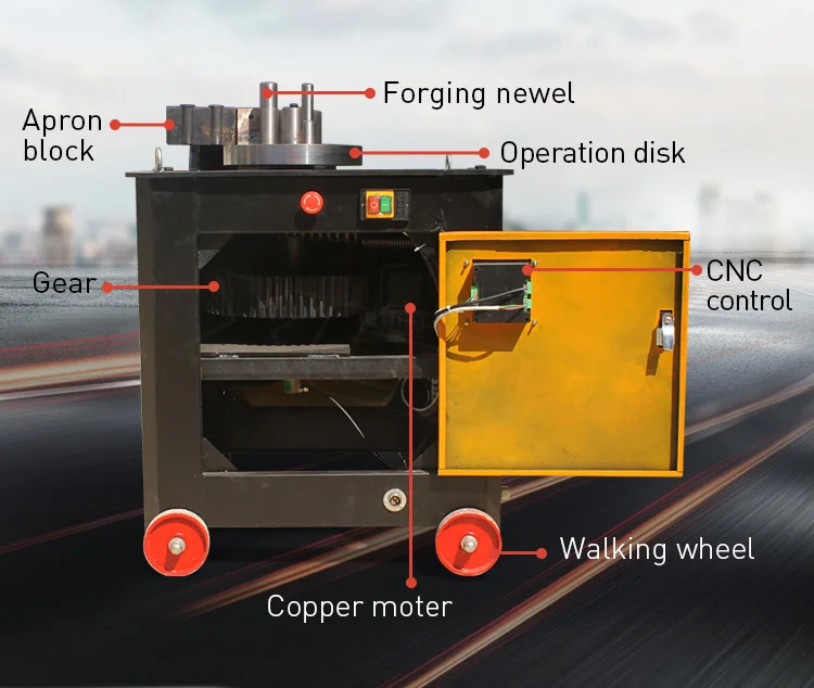 Gf32 Cnc Steel Ring Bender Rebar Stirrup Bending Machine For Sale - Buy ...