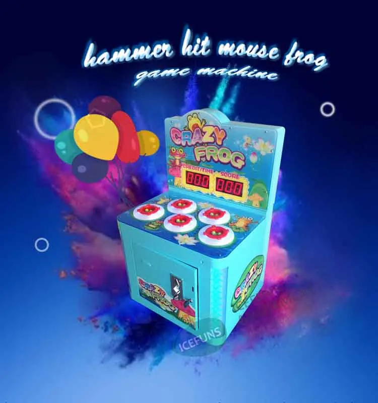 Whack A Hole Arcade Hitting Crazy Frog Kids Hammer Game Machine - Buy ...
