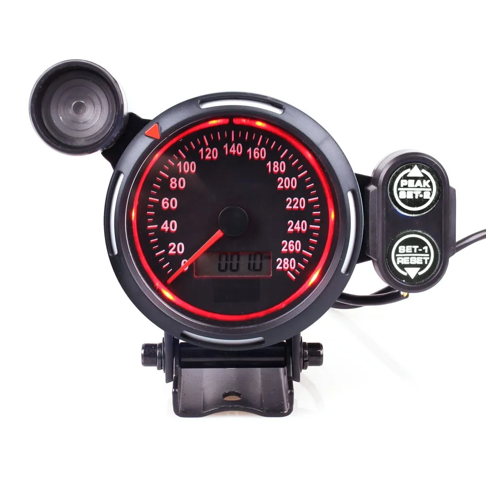 Defi 3.75 Inch 80mm Speedometer Gauge Mph Kmh Gauge With Red Shift ...