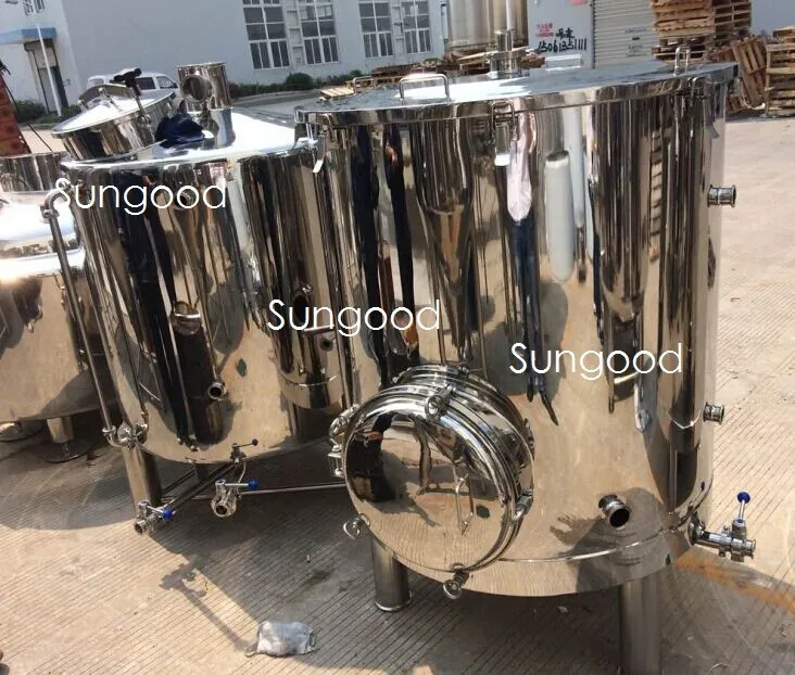 Beer Brewing Kettle 5bbl Electric Heating Mash Lauter 500l Insulated ...