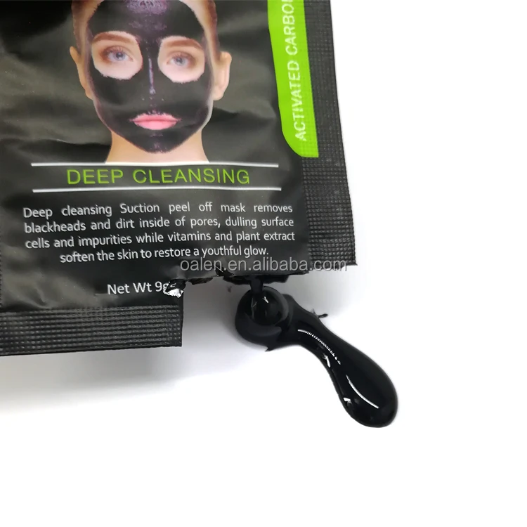 Private Label Black Mask Set Blackhead Mask Nose Strips Peel Off Mask ...