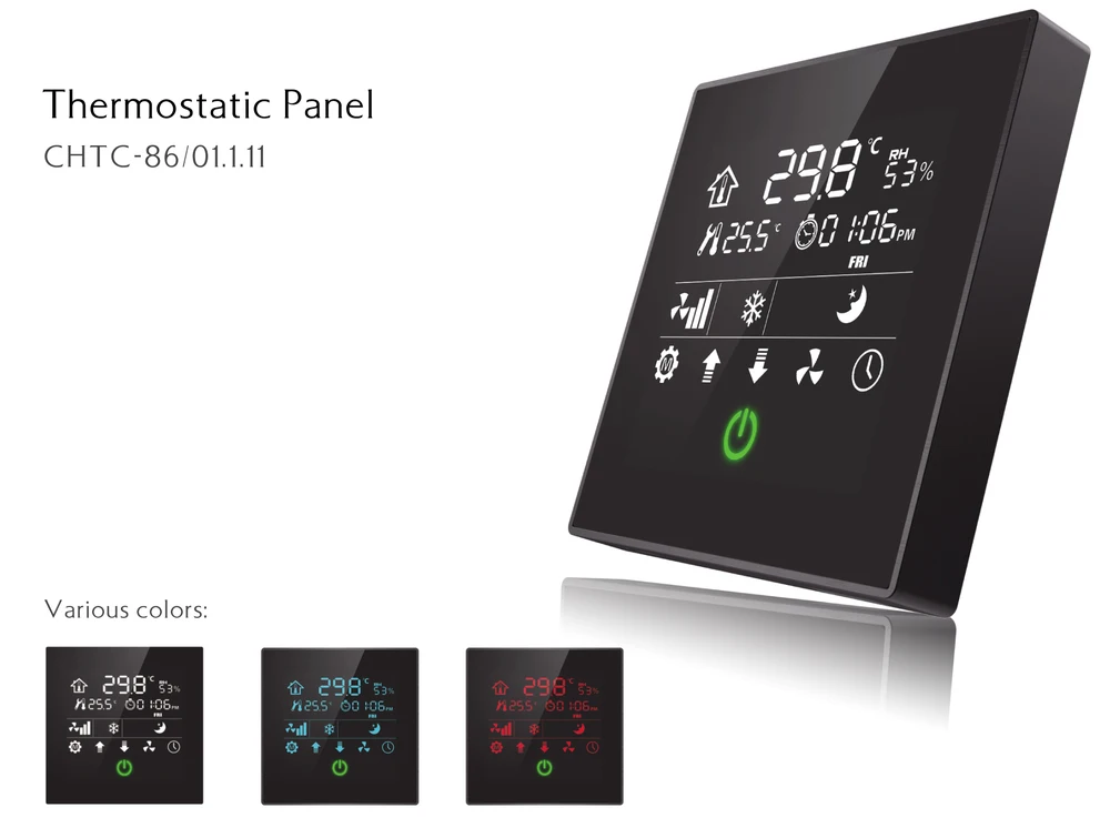 Knx/eib Intelligent Touch Screen Smart Home,Automation Home System,Thermoststic Panel - Buy ...