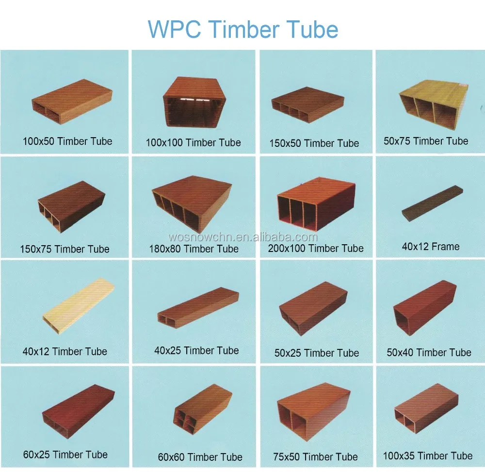 Easy To Install Indoor Partition Wpc Timber Wood Tube Log For Office ...