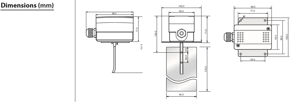 Hvac Air Flow Switch With Spdt Microswitch - Buy Air Flow Switch,Hvac ...