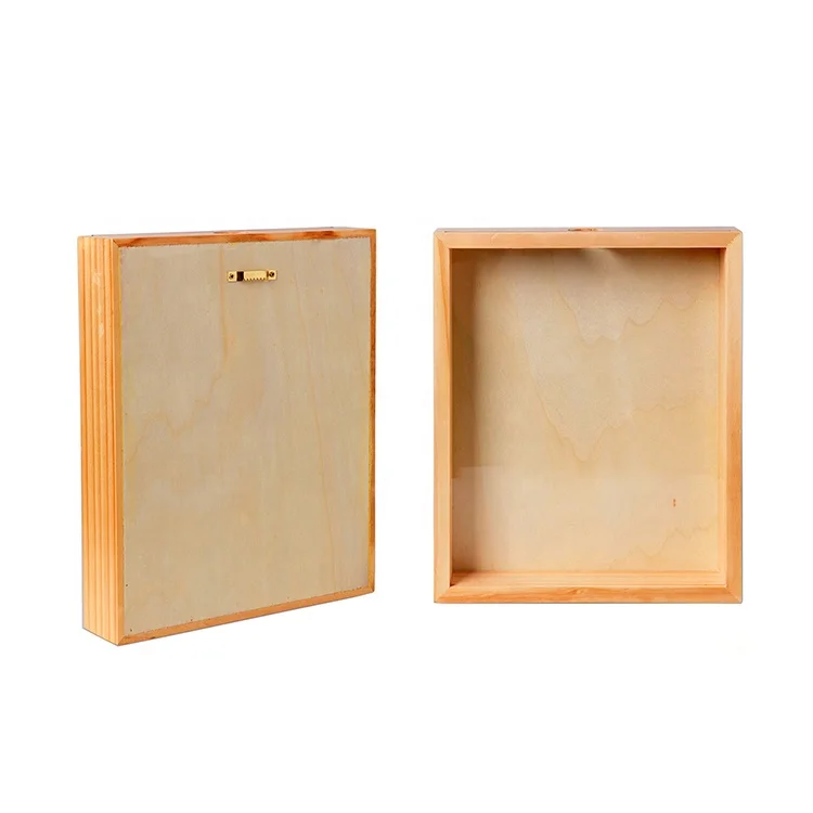 Wholesale 9x11 Wooden Shadow Box Frame,Deep Pine Wood Box Frame Photo ...
