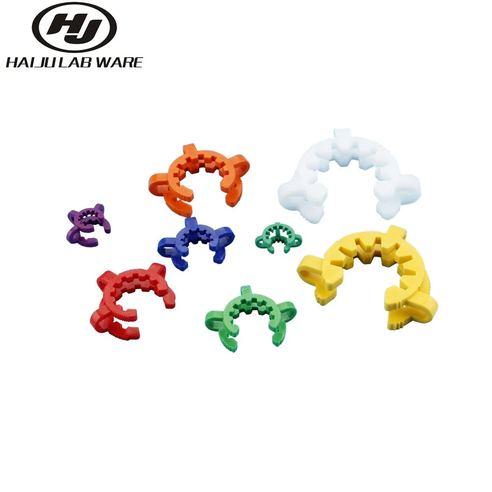 HAIJU LAB Laboratory Plastic Clip,Lab Keck Clamp Use for Glass Ground ...