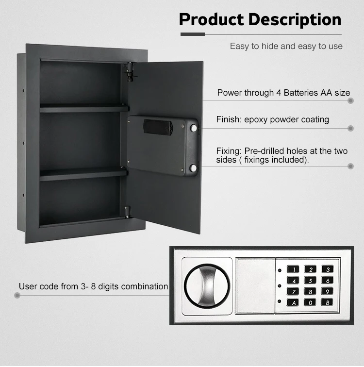 Home Use Hidden Wall Safe Key Safe - Buy Key Safe,Hidden Wall Safe,Wall ...