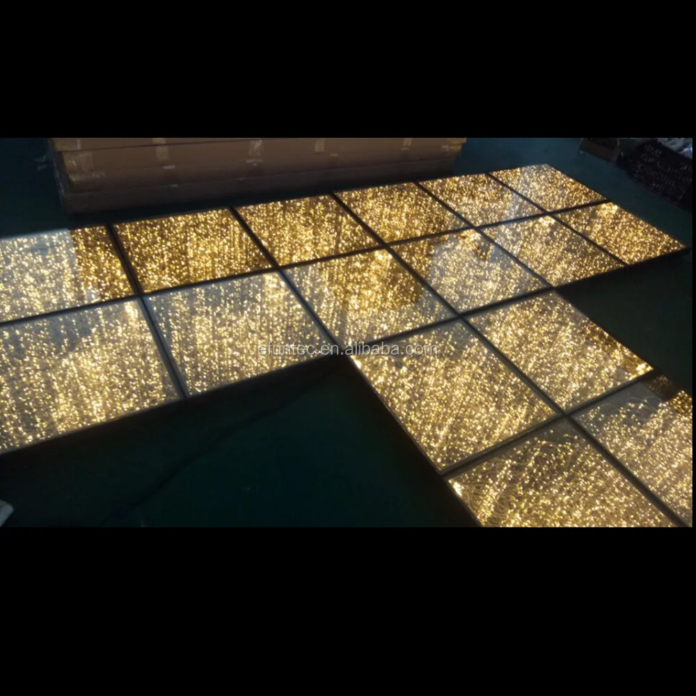 Dmx Golden Mirrored Led Lighted Infinity Dance Floor China Buy Disco ...