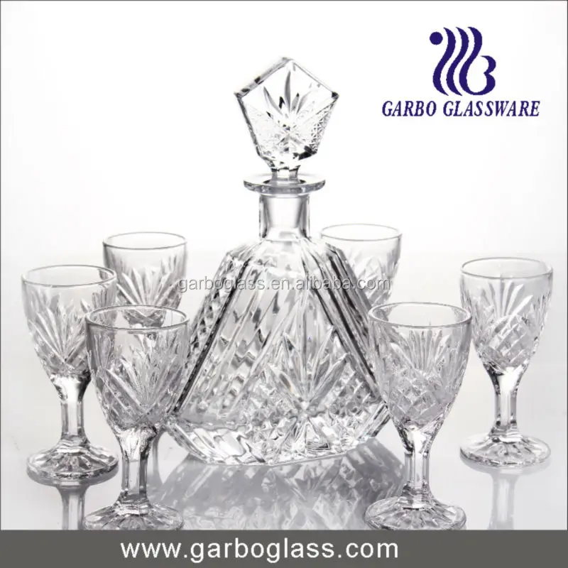 Glass Water Jug Set With Elegant Decal Design/glass Jug Set/glass ...