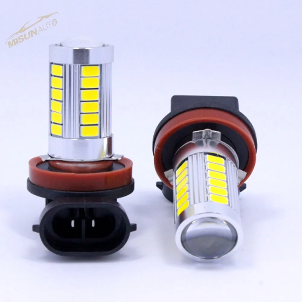 Super Bright Dc12v 5630 Smd Led H11 H13 H15 Canbus Led Bulbs With Lens ...