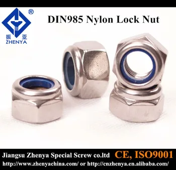 Nylon Lock Nut Metal Insert Lock Nut Spiral Lock Nut - Buy Nylon Lock ...