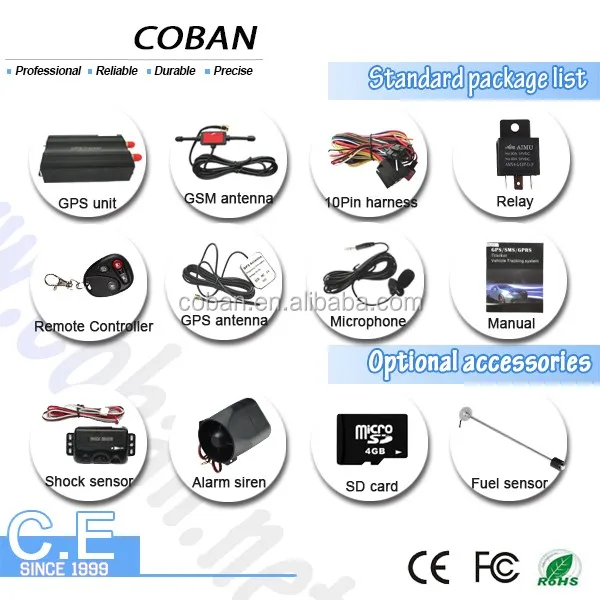 Tk103b Manual Gps Sms Gprs Tracker With Imei Activation Tracking