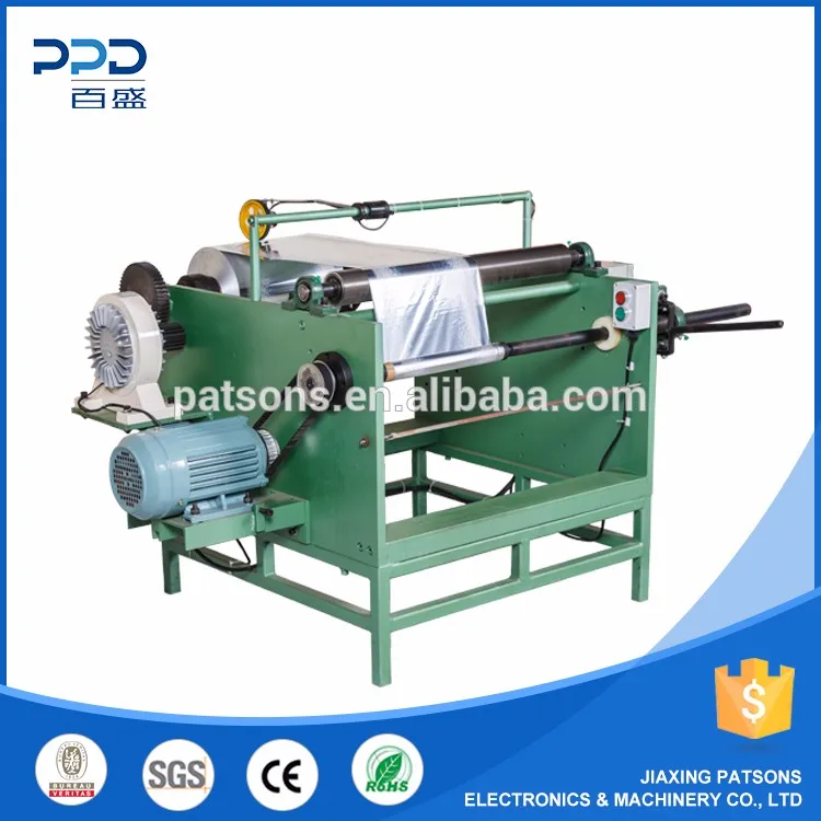 China Manufacturer Small Manual Aluminium Foil Paper Winding Machine ...