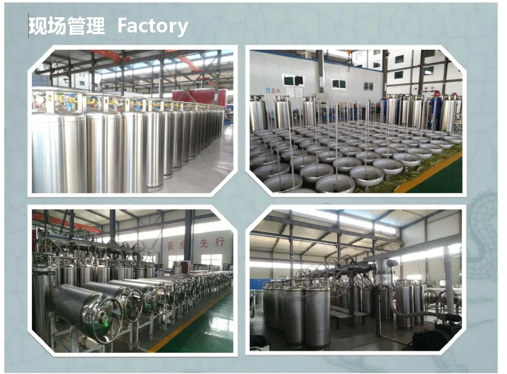 Welded Insulated Compressed Liquid Nitrogen Container Gas Cylinder ...