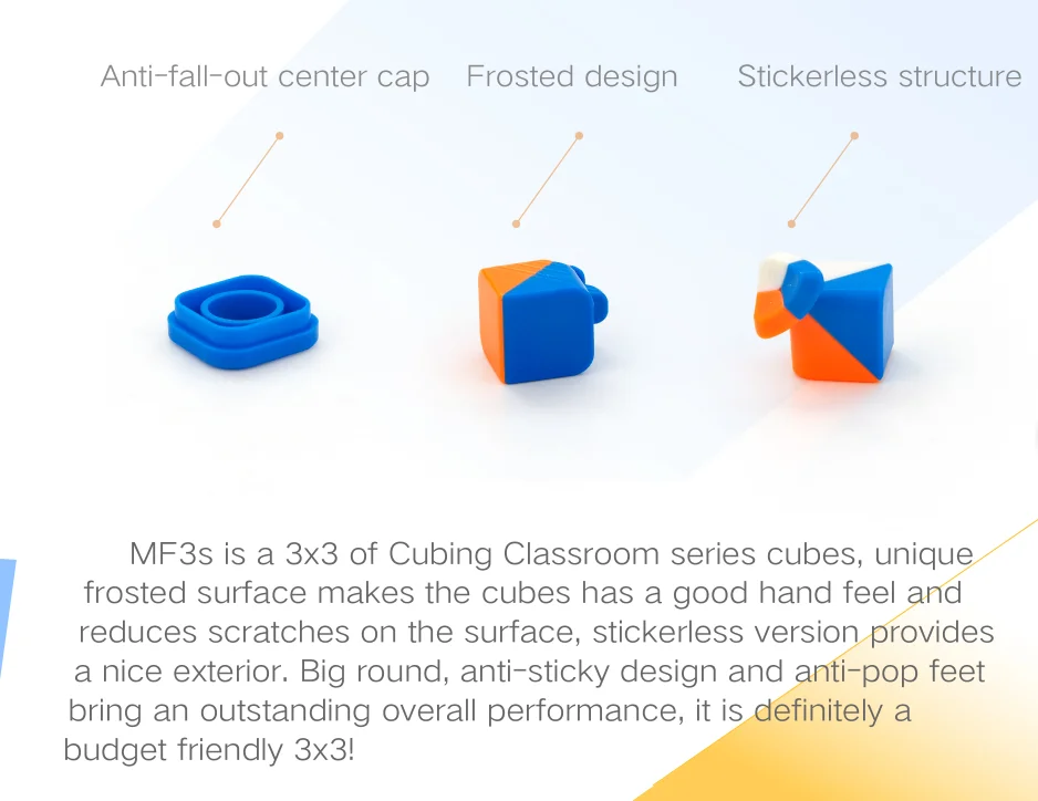 Moyu Cube MF3S - Best Selling Colorful Stickerless Puzzle