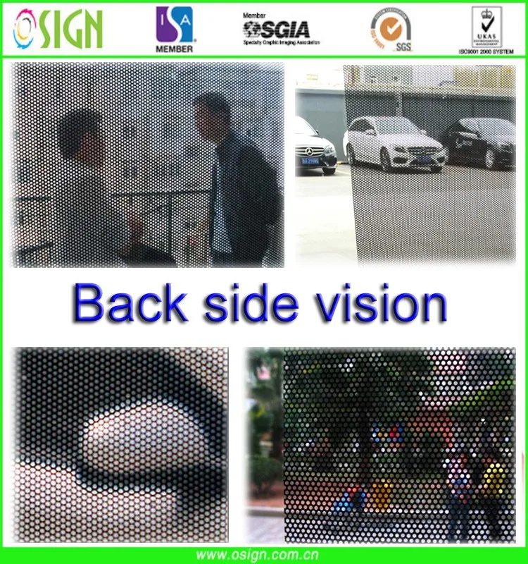 One way film for windows / one way vision film for glass / 1 way vision ...