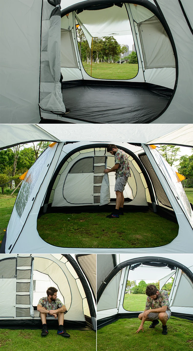 Naturehike Wormhole Glamping Tents Large Luxury Inflatable Tent Camping ...