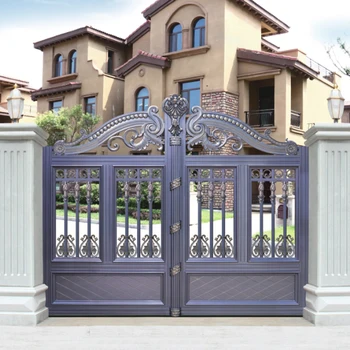 Hs-lh010 Simple Driveway School Gate Design - Buy School Gate Design ...