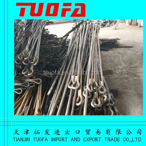 Power Fitting Hot Dipped Galvanized Stay Bow/anchor Rod/turnbuckle Stay ...