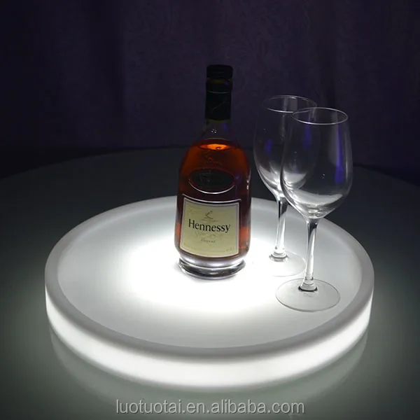 Illuminated Flashing Restaurant Serving Tray Led Tray Led Drink Tray ...