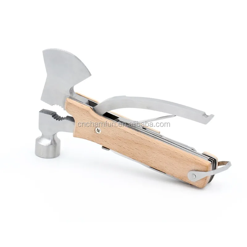 High Quality All In One Multi Function Hammer Tool In Wooden Handle For Outdoors - Buy Multi ...