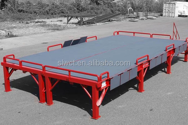 15 Tons Portable Steel Trailer Cross Dock Platform - SLWCT