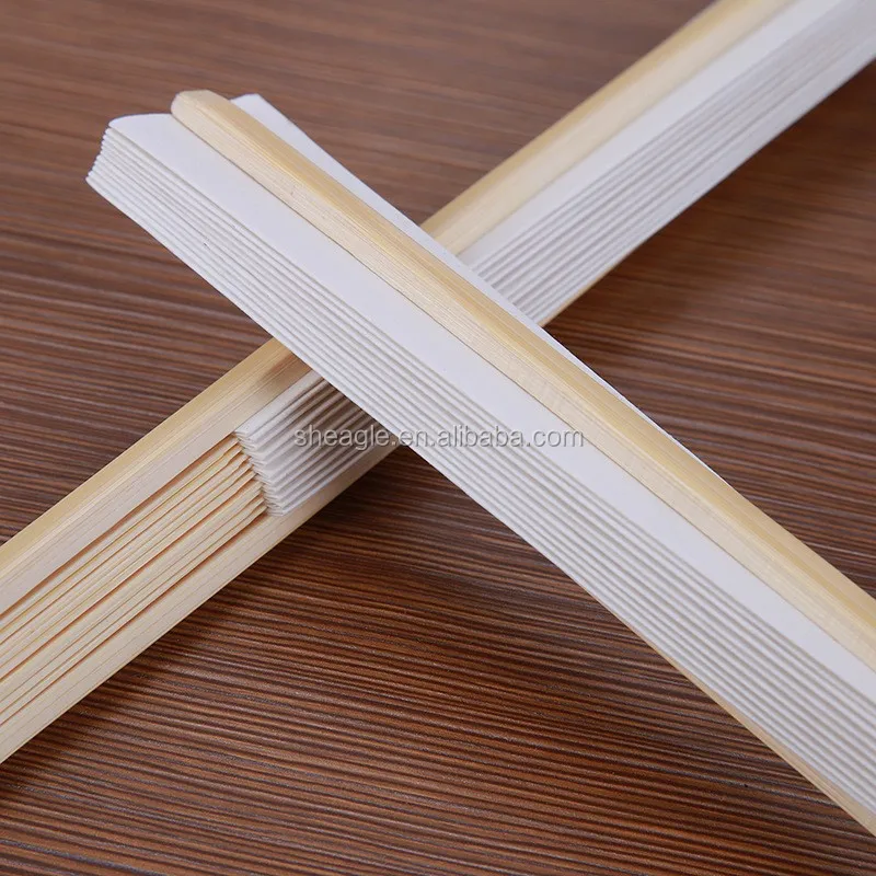 27cm Length 11 Panel Japanese Chopsticks Paper Bamboo Fan - Buy ...