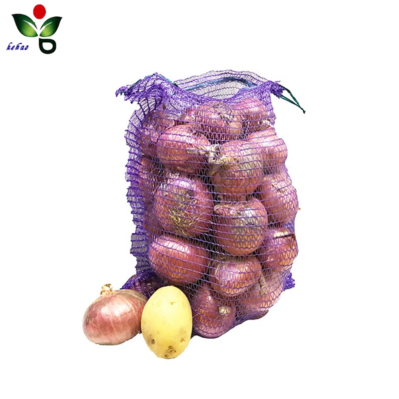 Custom Drawstring Mesh Bags for Potatoes Packing Breathable Bag for ...