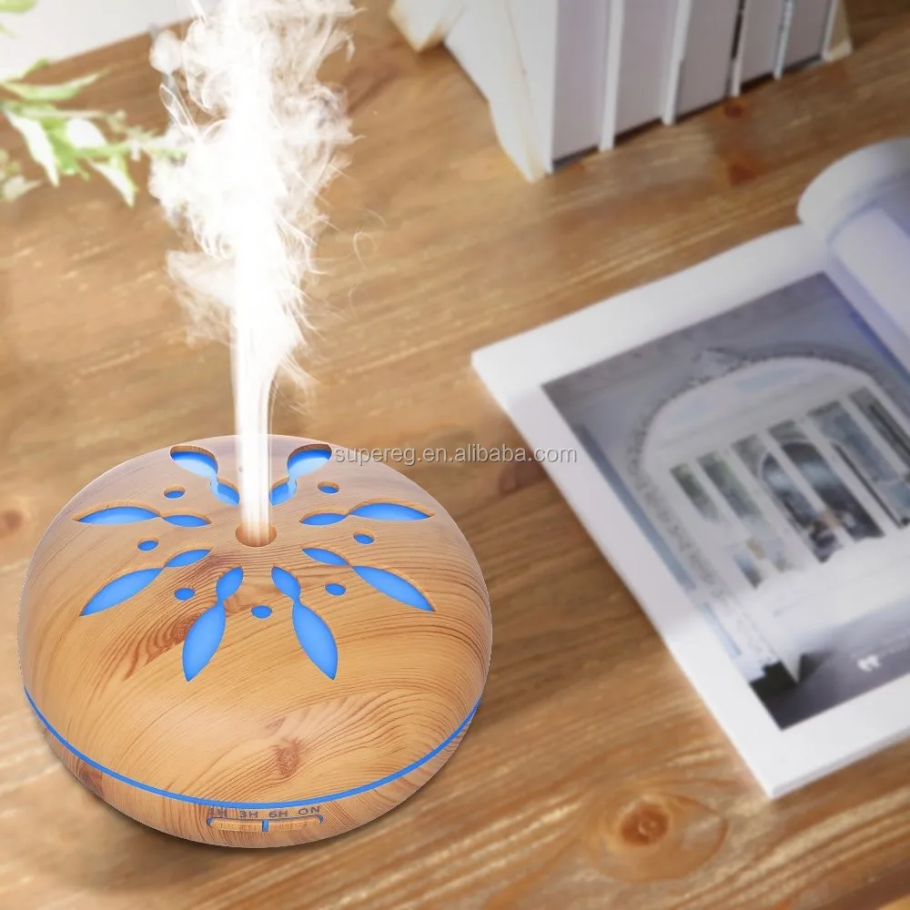 Ce Rohs Certificated Wood Grain Aroma Diffuser,Mini Ultrasonic Air ...