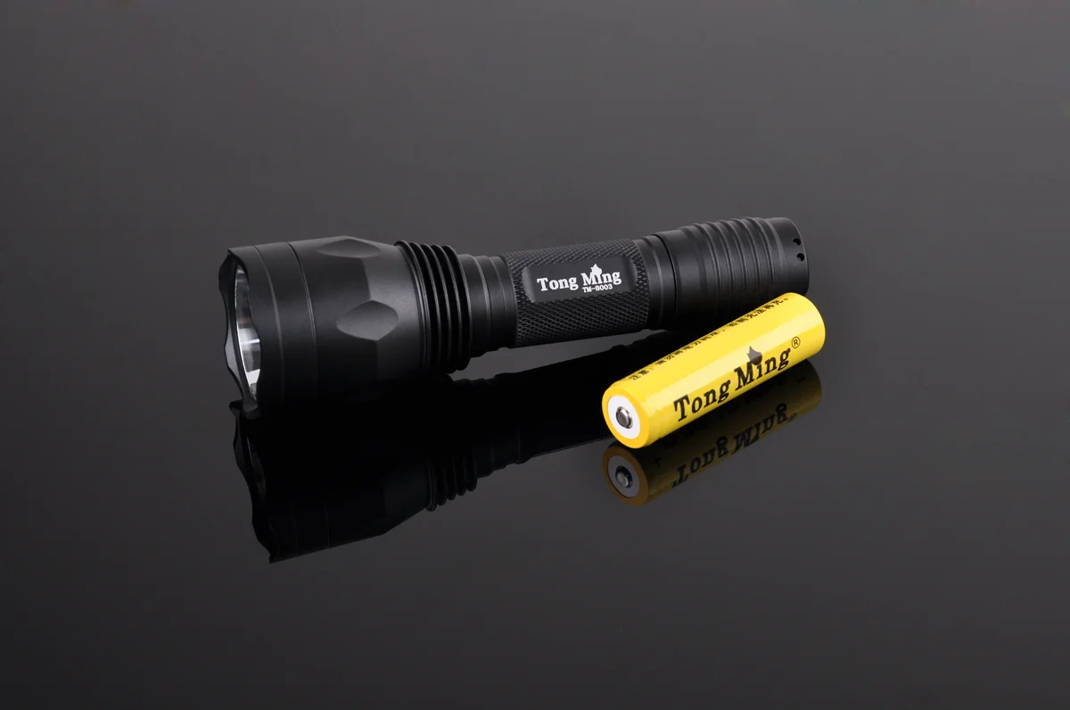 Cree Q5 5 Modes Aluminum Alloy Reflector High Power Tactical Led Torch ...