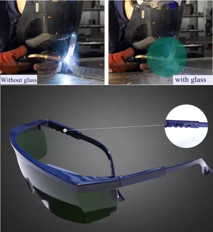 Cheap Price Welding Goggle Black/grey Color Anti-impact And Radiation ...