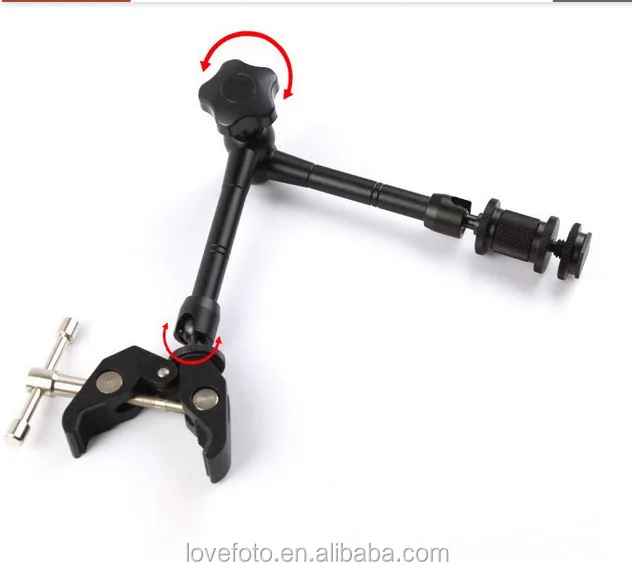 Magic Articulating Arm Super Clamp Mount Kit For Photography Camera ...