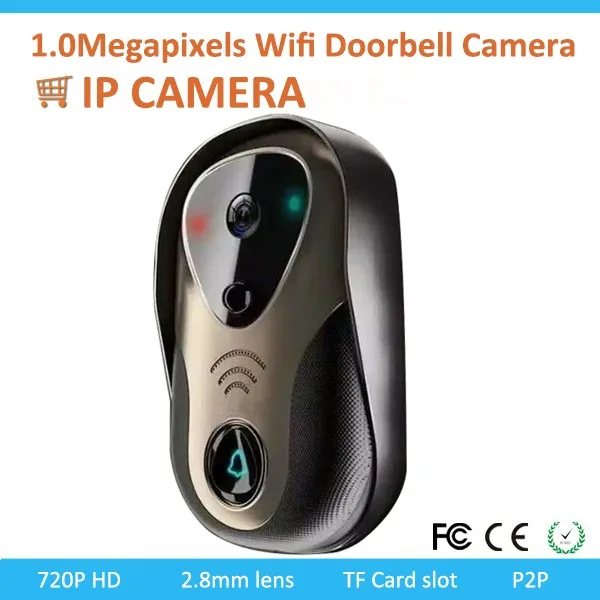 Ring hidden Doorbell Camera 720P Wifi Ip CCTV Camera, View ring ...