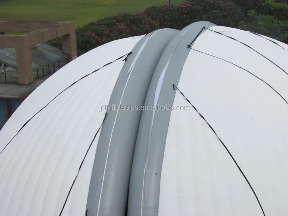 Half Shell White Giant Inflatable Dome Tent With Air Sealed Edges For ...