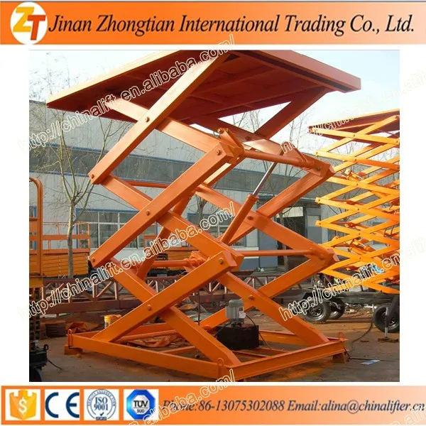 Thuis Gebruikt Kleine Hydraulische Heftafel/schaarlift/elektrische Lift ...