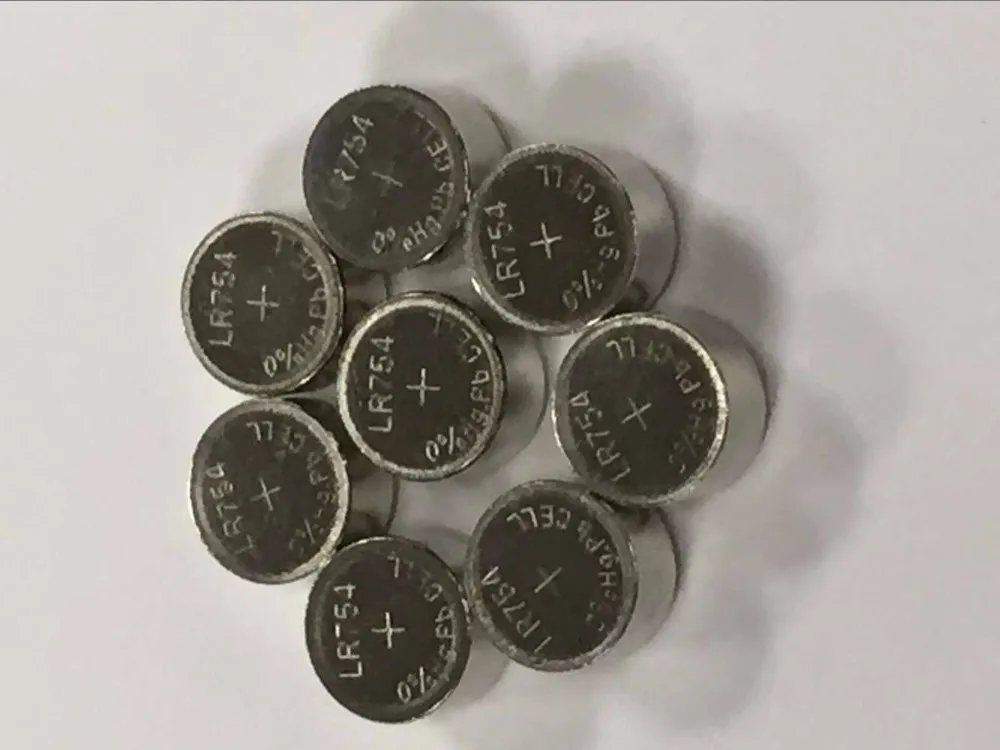 1.5v Alkaline Button Cell Battery Ag5 Lr754 1.5v Alkaline Button Cell ...