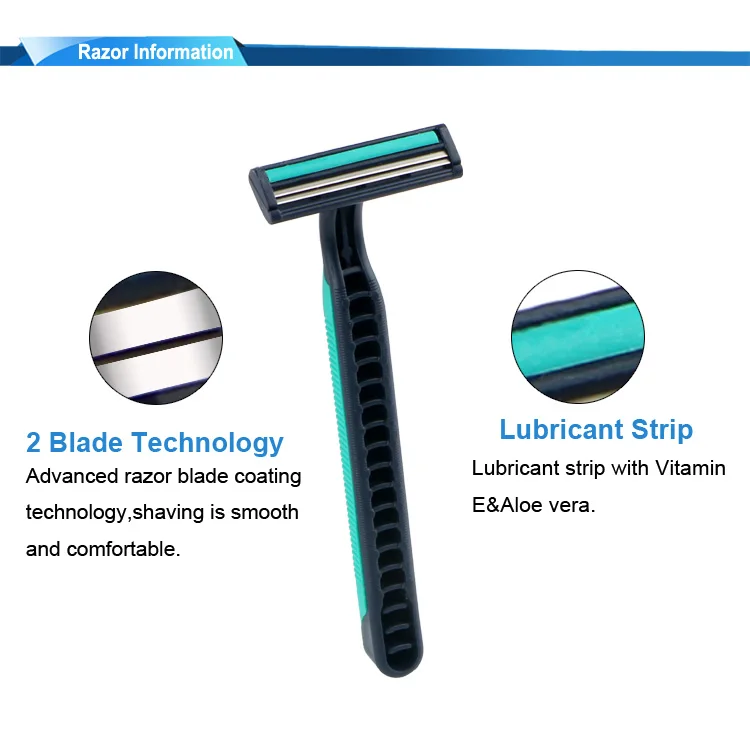 D227l Ningbo Haward Good Quality Mens Twin Blade Disposable Safety ...