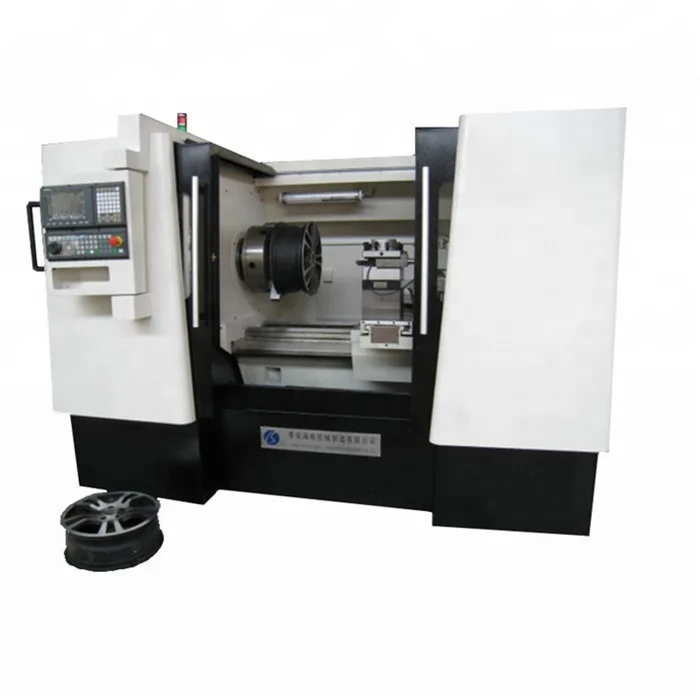 Diamond Cutting Alloy Wheel Cnc Lathe Rim Repair Machine Ck6160w - Buy ...