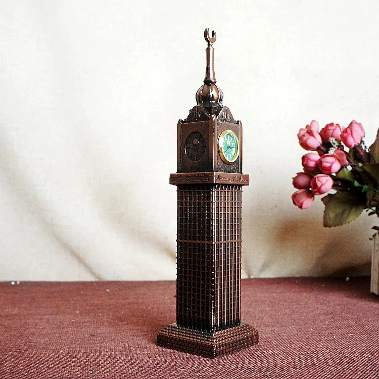 Handmade Saudi Mecca Clock Tower Abraj Al Bait Building Model ...