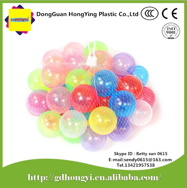 65mm Transparent Plastic Ball Pit Balls - Buy Plastic Ball Pit Balls ...