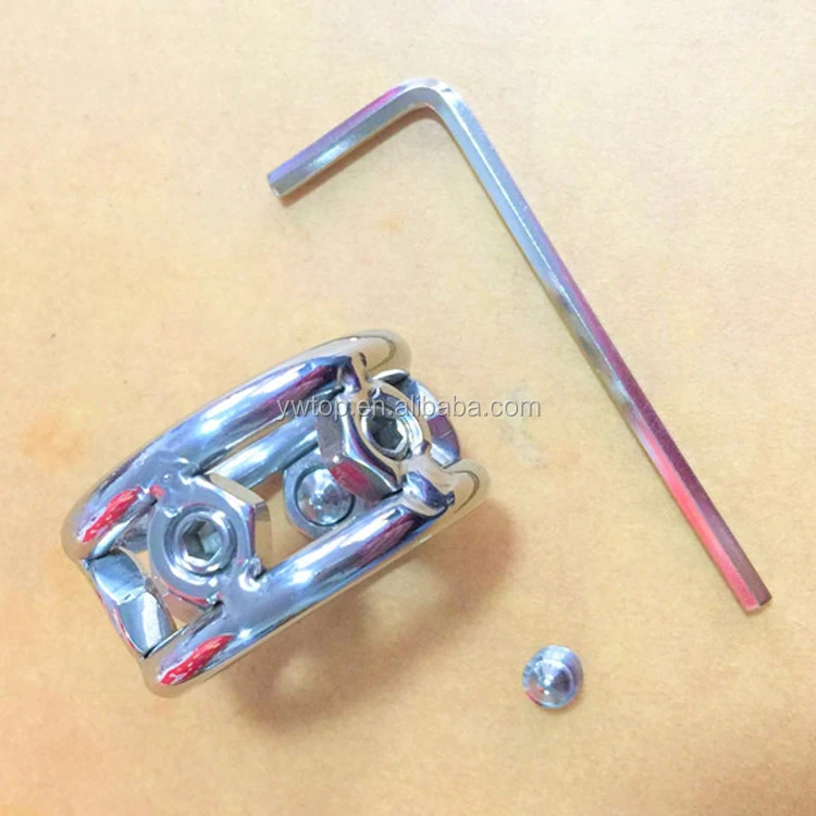 Anneau Double Tête À Pointes De Coq Et Clé Hexagonale,En Métal,Clou En ...