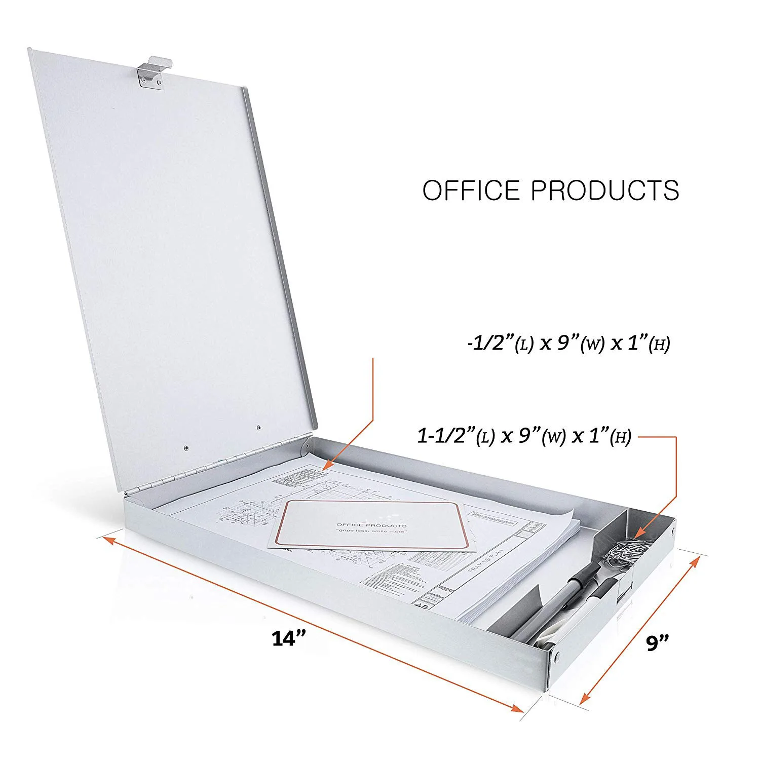 Wideny Letter Size File Storage Holder Office School Supply Aluminum A4 ...