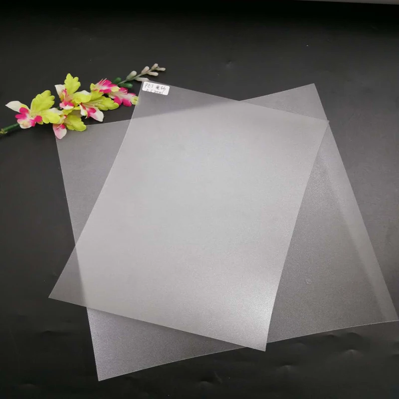 0.3 Mm Transparent Frosted Pp Polypropylene Plastic Plastic Sheet For ...