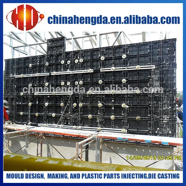 Reusable Plastic Concrete Formwork System For Building - Buy Plastic ...