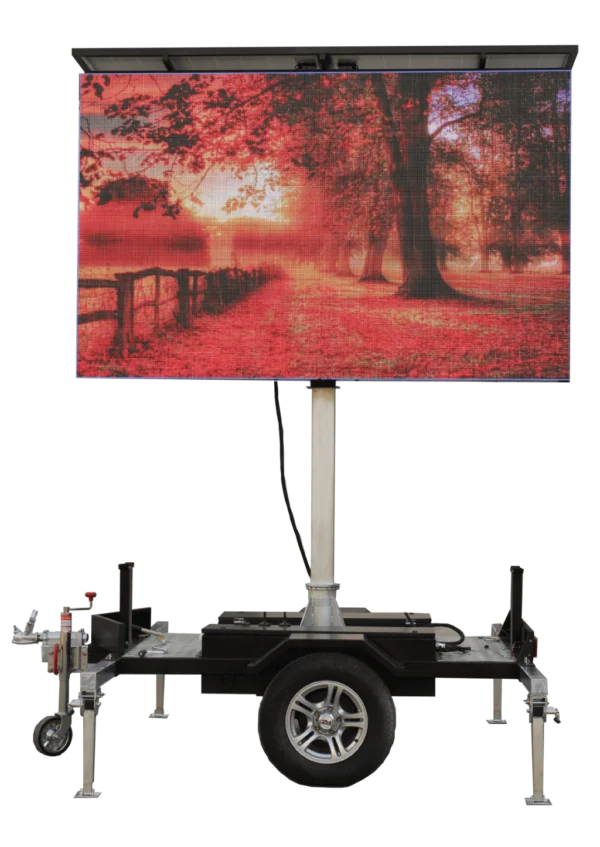 P10 Led Mobile Sign Screen Trailer For Outdoor Advertising,Activities ...